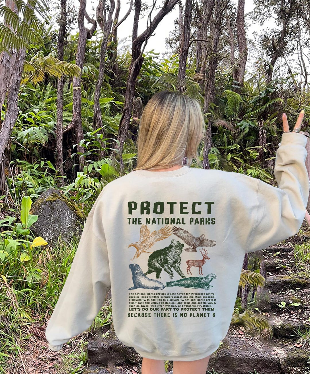 Protect the National Parks Sweatshirt Granola Girl Hiking Sweater ...