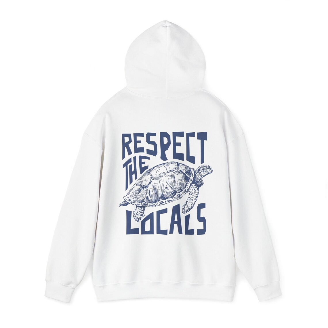 Respect the Locals Hoodie Sea Turtle Shirt Coastal Life Shirt Aesthetic ...
