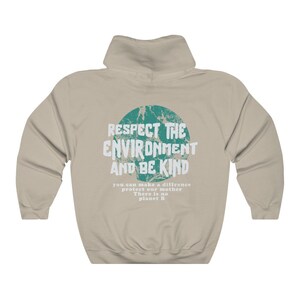 Environmental Hoodie Create a Kinder Planet Hoodie Trendy - Etsy