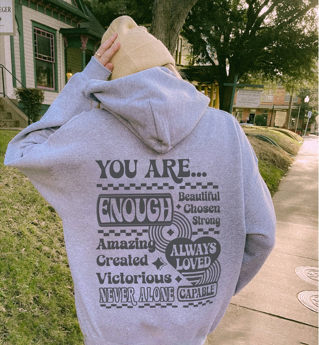 You Are Hoodie Trending Y2k Clothes Bible Verse Sweatshirt You Are ...