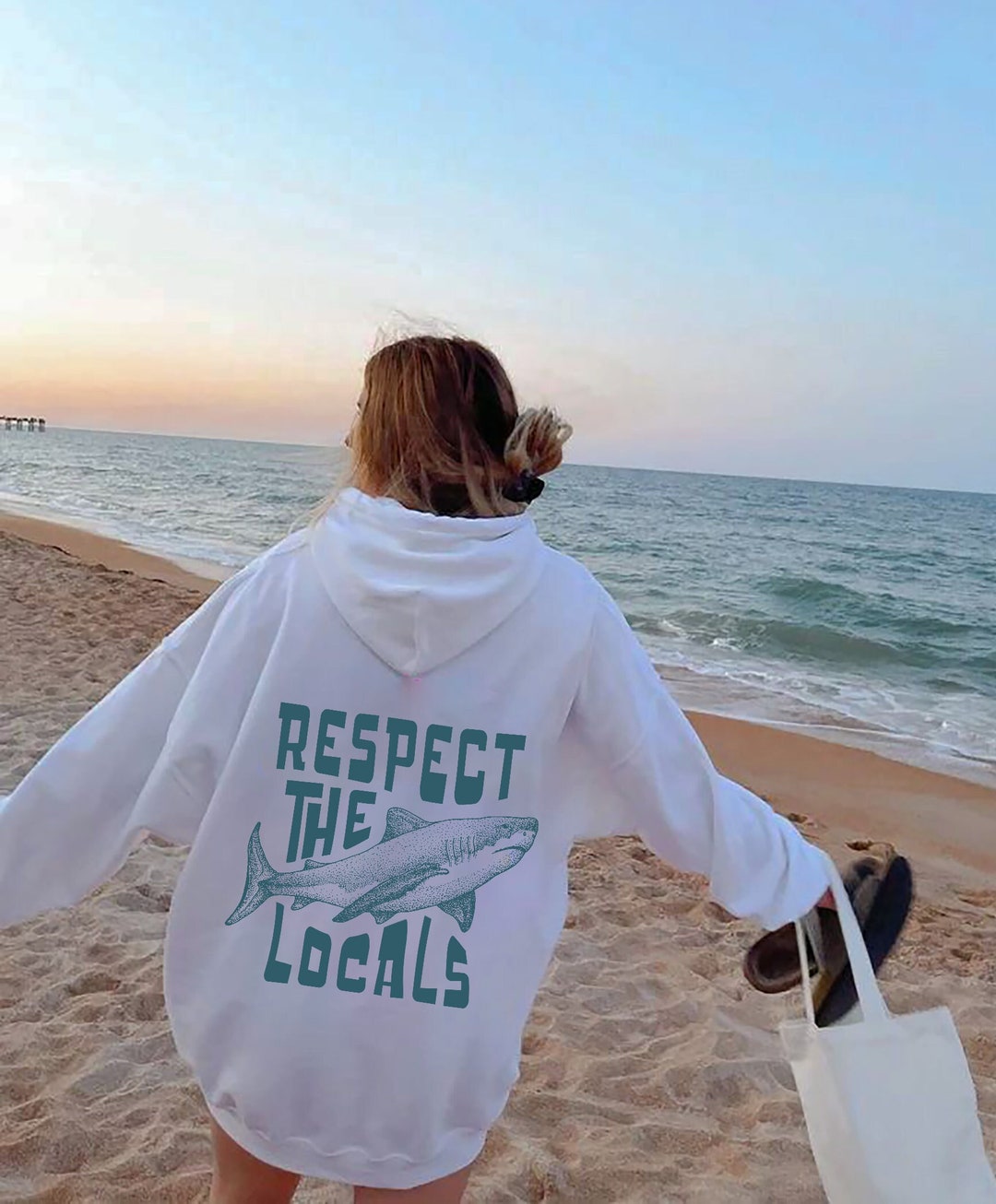 Original Respect Local Hoodie With Front and Back Printing Sweatshirt ...