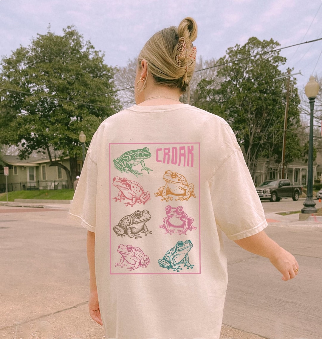 Frog 90s Vintage Comfort Colors Shirt, Retro Toad Tee, Nature Shirt ...