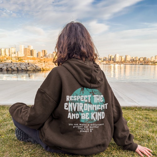 Environmental Hoodie Create a Kinder Planet Hoodie Trendy - Etsy