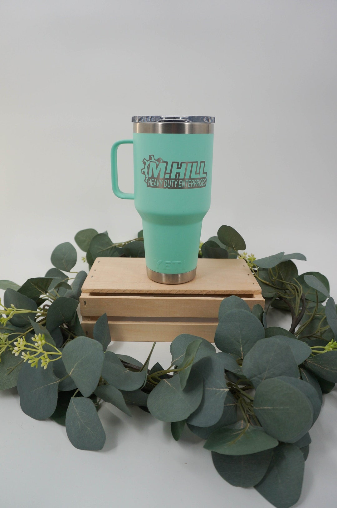 Custom Laser Engraved 30oz YETI Rambler Travel Mug With Stronghold Lid ...