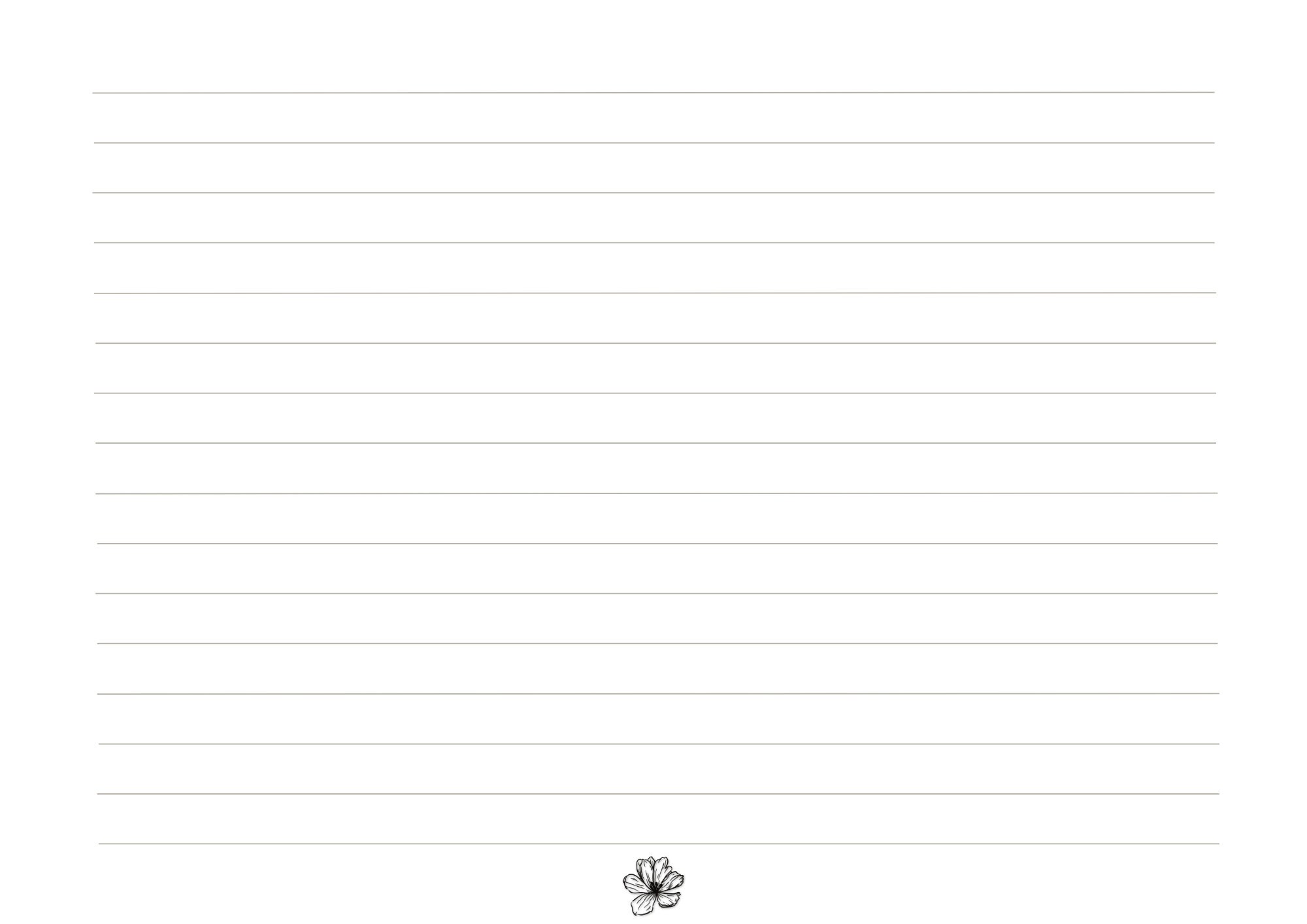 Lined Landscape Digital Notebooks, Custom Sections, Remarkable 2 ...