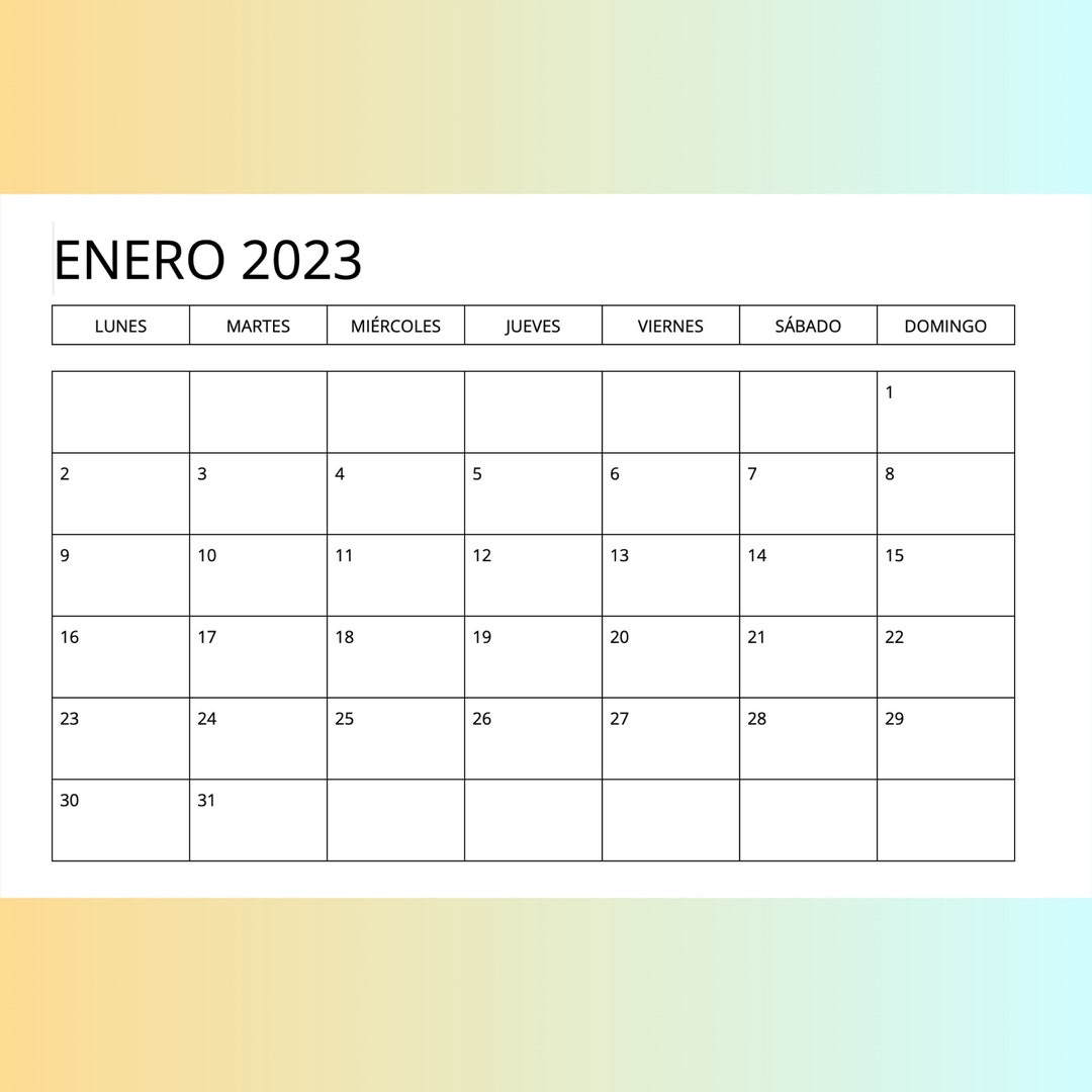 2023 2024 CALENDARIO PDF - Etsy