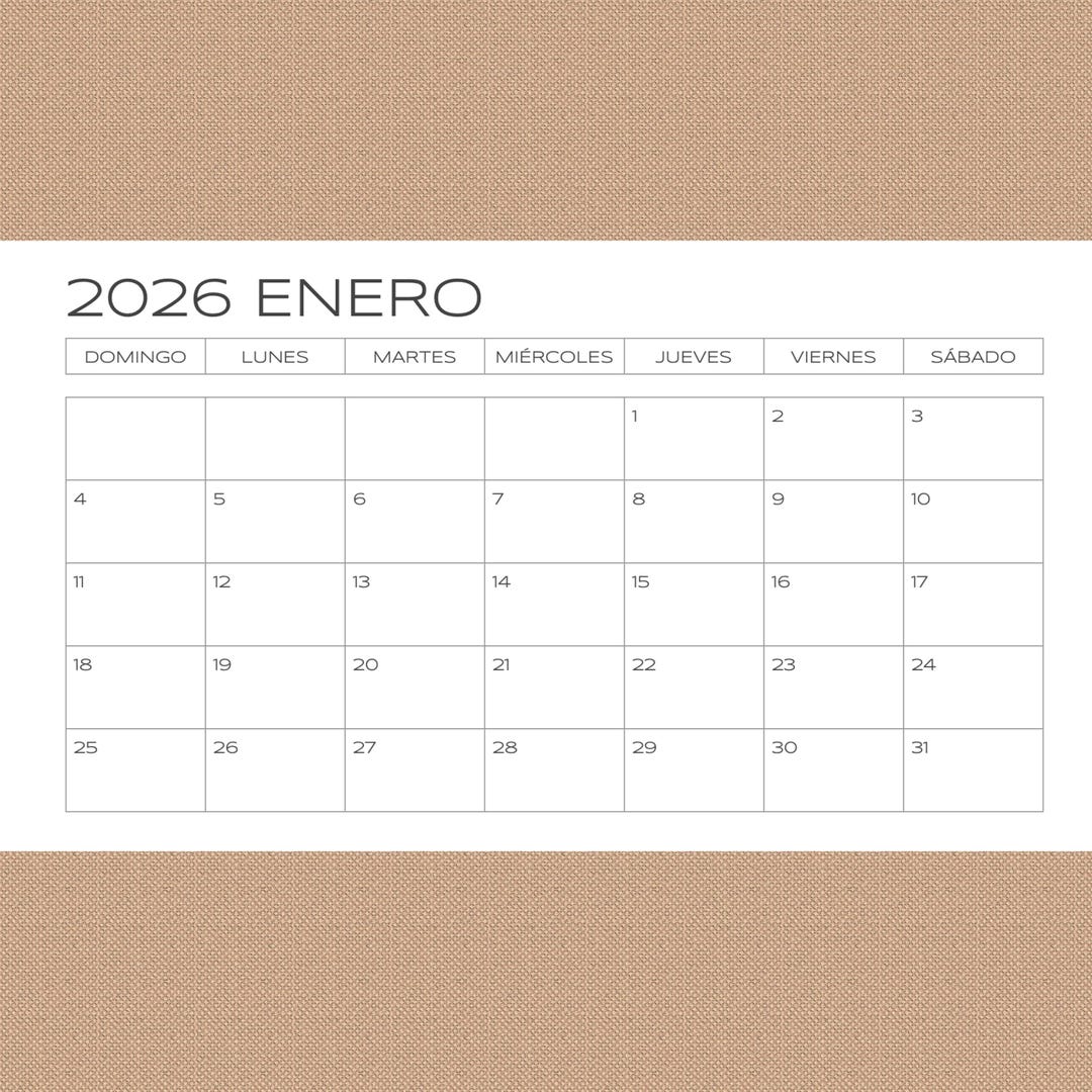 Spanish 2026 Calendar Printout Español - Etsy