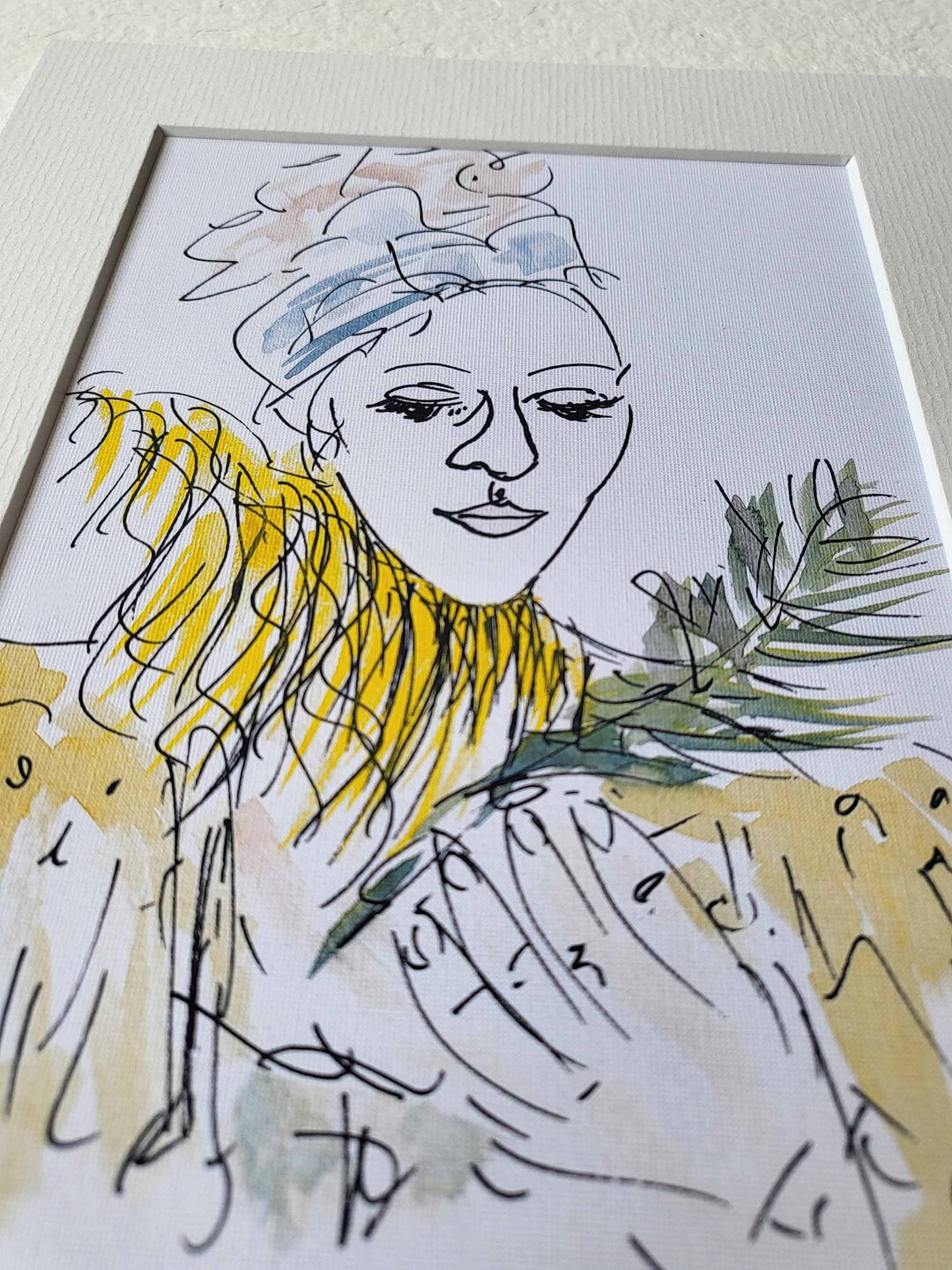 Life Drawing Art Print Life Model From an Original - Etsy
