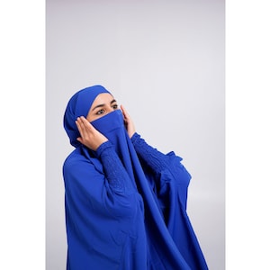 Jilbab 2 Pieces - Colourfulmodestwear Jilbab - Royal Blue - Etsy