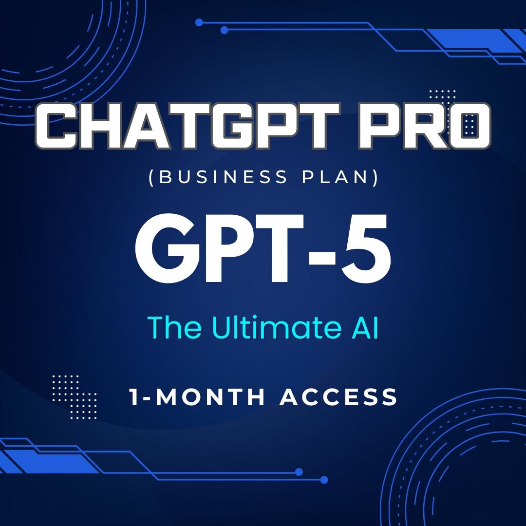 Chatgpt Pro Access : GPT- 5 Unlimited Monthly Account | Chat GPT ...