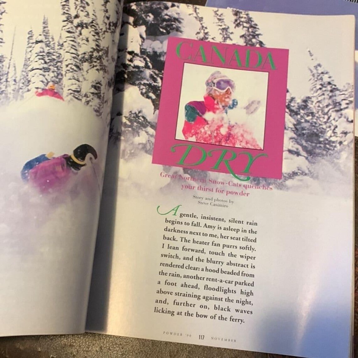 5 Vintage 89s and 90s Powder Magazines - Etsy