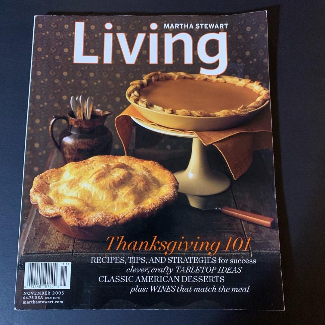 Martha Stewart Living Magazine November 2005 - Etsy