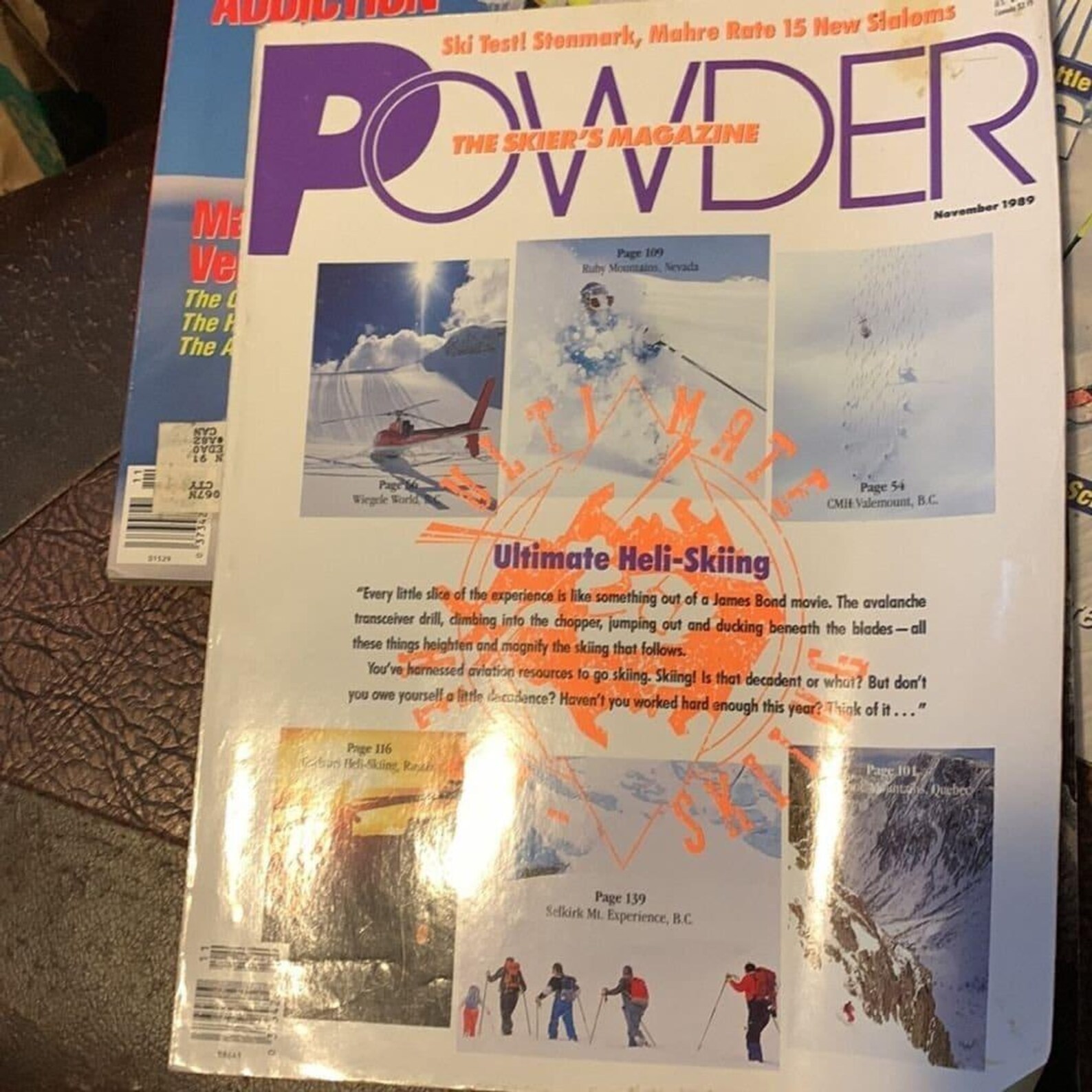 5 Vintage 89s and 90s Powder Magazines - Etsy