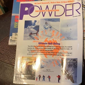 5 Vintage 89s and 90s Powder Magazines - Etsy