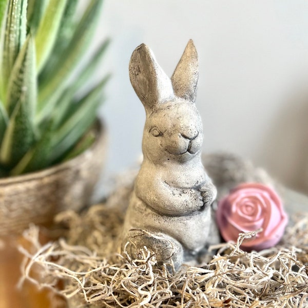 Concrete Rabbit - Etsy