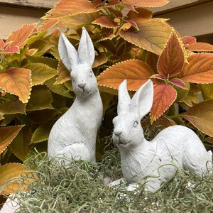 French Country Rabbit Statue | Regal Bunny Garden Statues | English ...