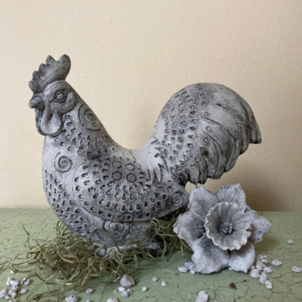 Rooster Statue - Etsy