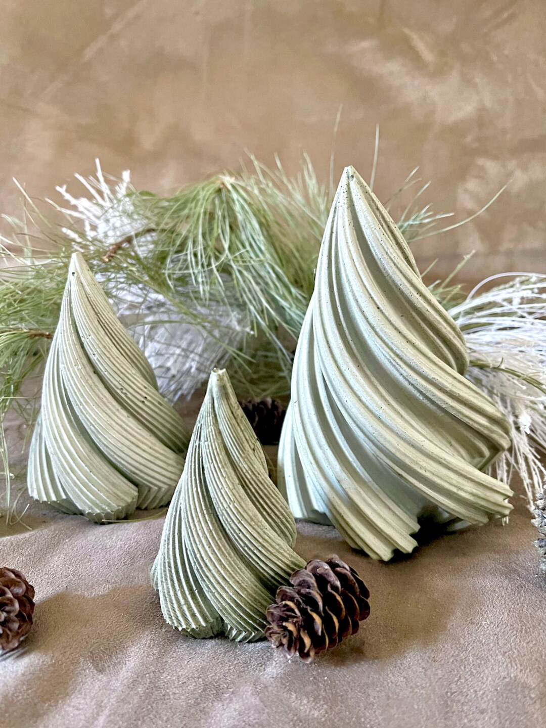 Concrete Trees for Fairy Garden or Home Displays | Cement Trees | Set ...