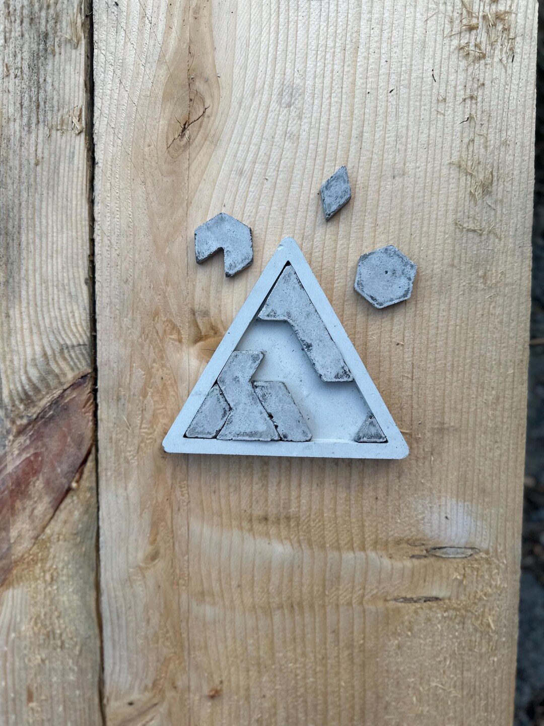 Table Puzzle Made of Concrete | Cement Mini Puzzle | Outdoor Games ...