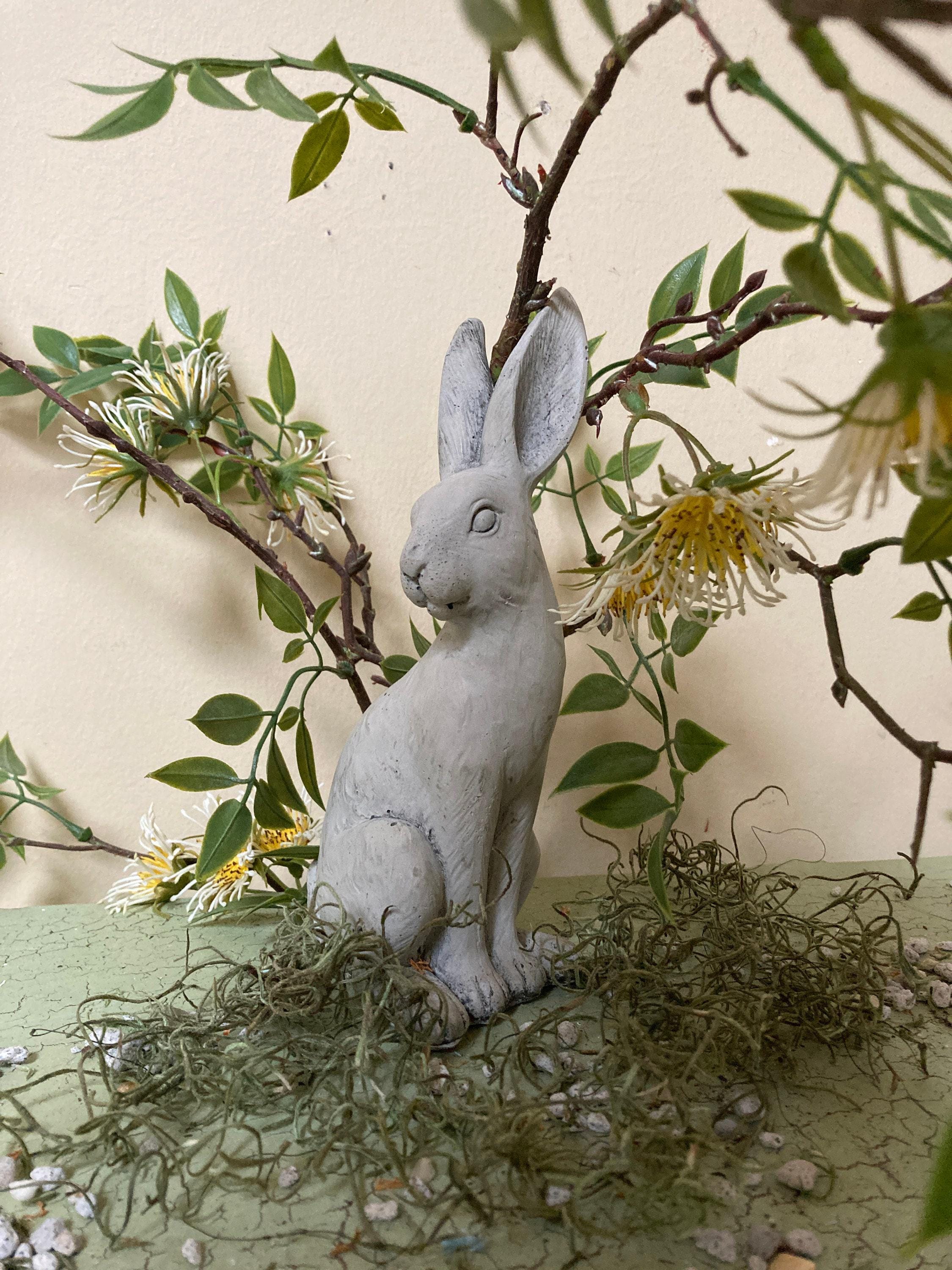 French Country Rabbit Statue | Regal Bunny Garden Statues | English ...
