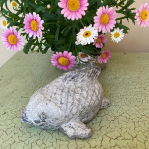 Stone Koi Fish Statue | Cement Fish Statue | Concrete Pond Decor | Fish ...