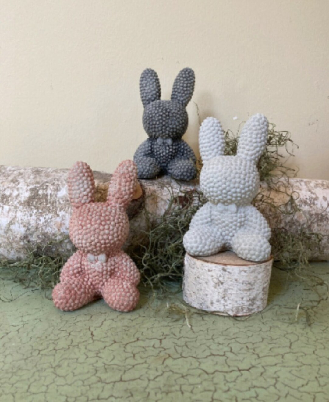 Concrete Balloon Bunny Statue Balloon Animal Statue Handmade Bunny ...