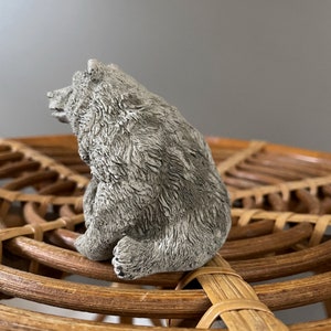 Sitting Bear Statue | Cement Brown Bear Garden Statue | Concrete ...