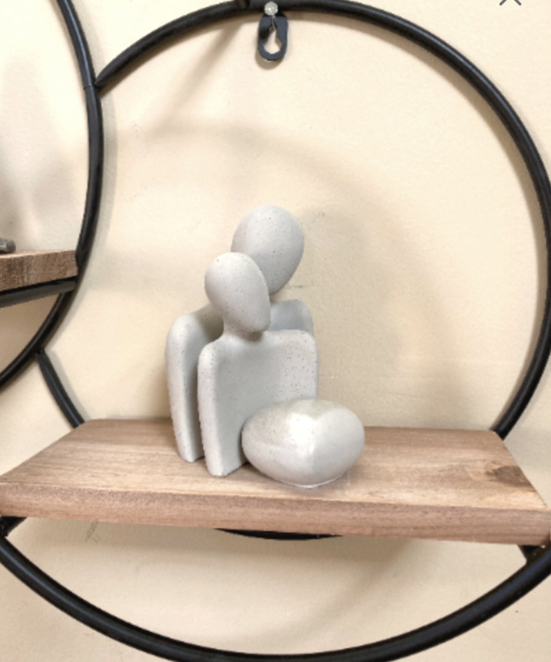 Modern Couples Silhouette Figures Concrete Gift Set | Wedding or ...