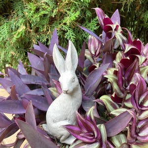 French Country Rabbit Statue | Regal Bunny Garden Statues | English ...