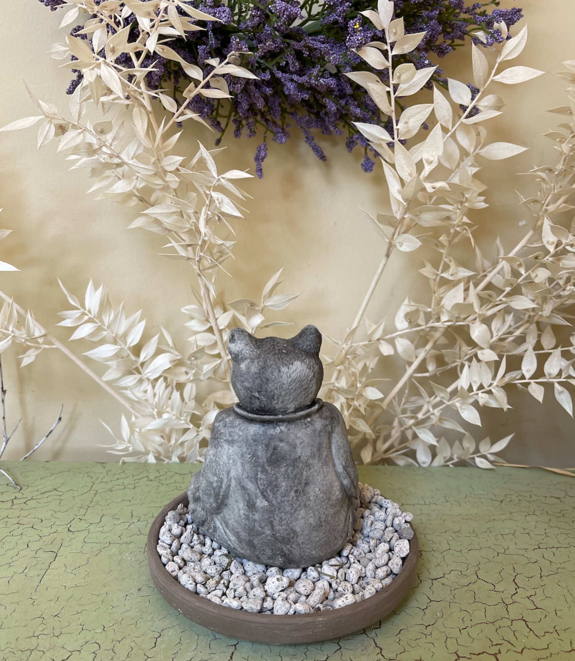 Meditating Cat Statue Cat Buddha Statue Pet Statue - Etsy
