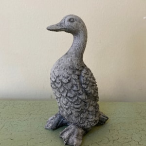 Concrete Duck Statue With Ducklings Mama Duck & Ducklings Garden ...