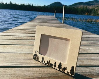 Cabin Picture Frame | Etsy