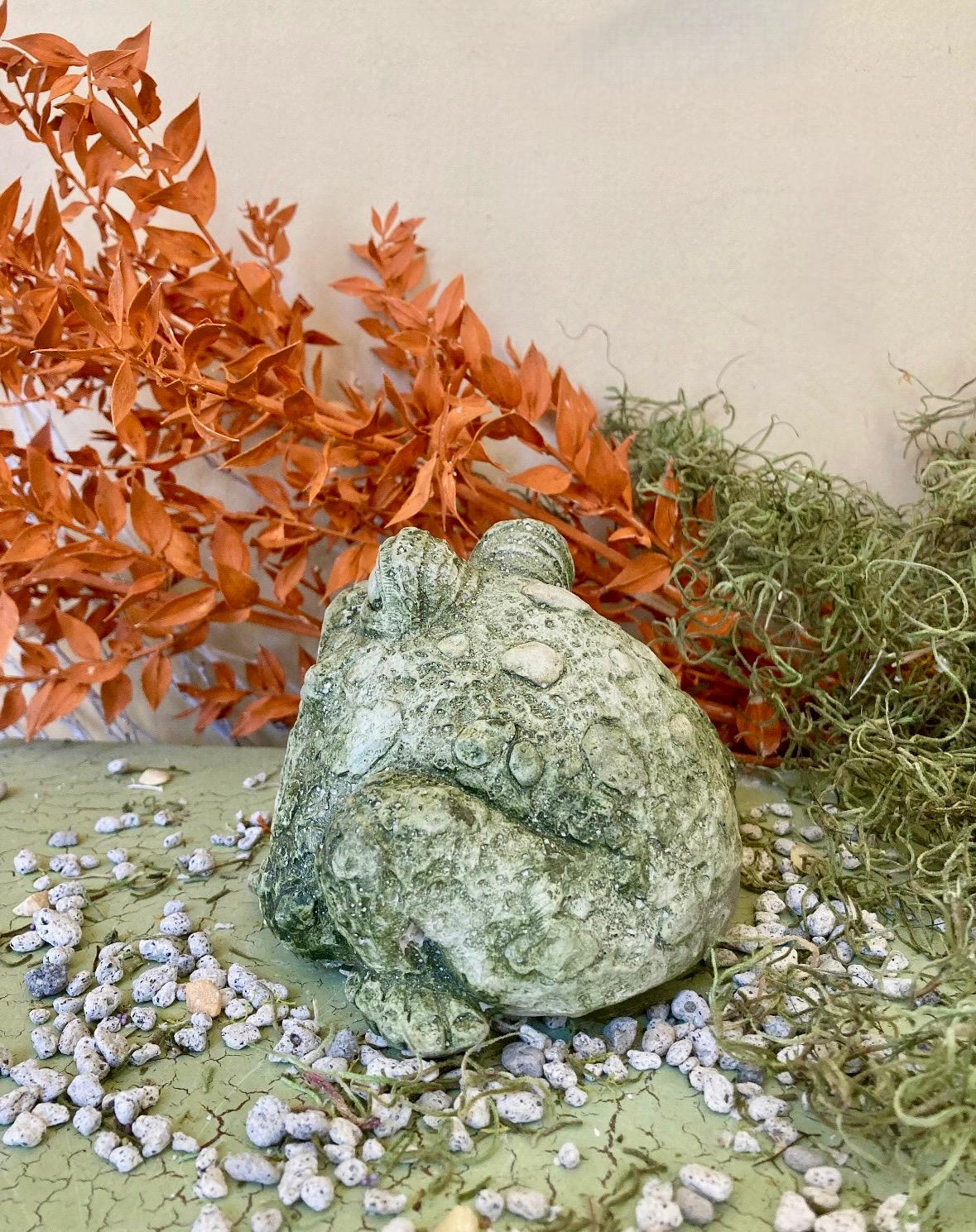 Large Spotted Bullfrog Toad Concrete Stone Garden Statue | Large Frog ...