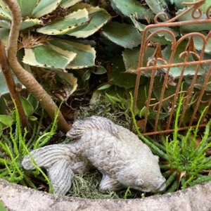 Stone Koi Fish Statue | Cement Fish Statue | Concrete Pond Decor | Fish ...