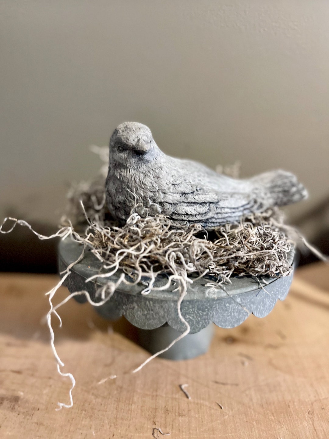 Life-size Bird Statue | Cement Large Bird Garden Statue | Bird Figurine ...