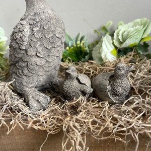 Concrete Duck Statue With Ducklings Mama Duck & Ducklings Garden ...