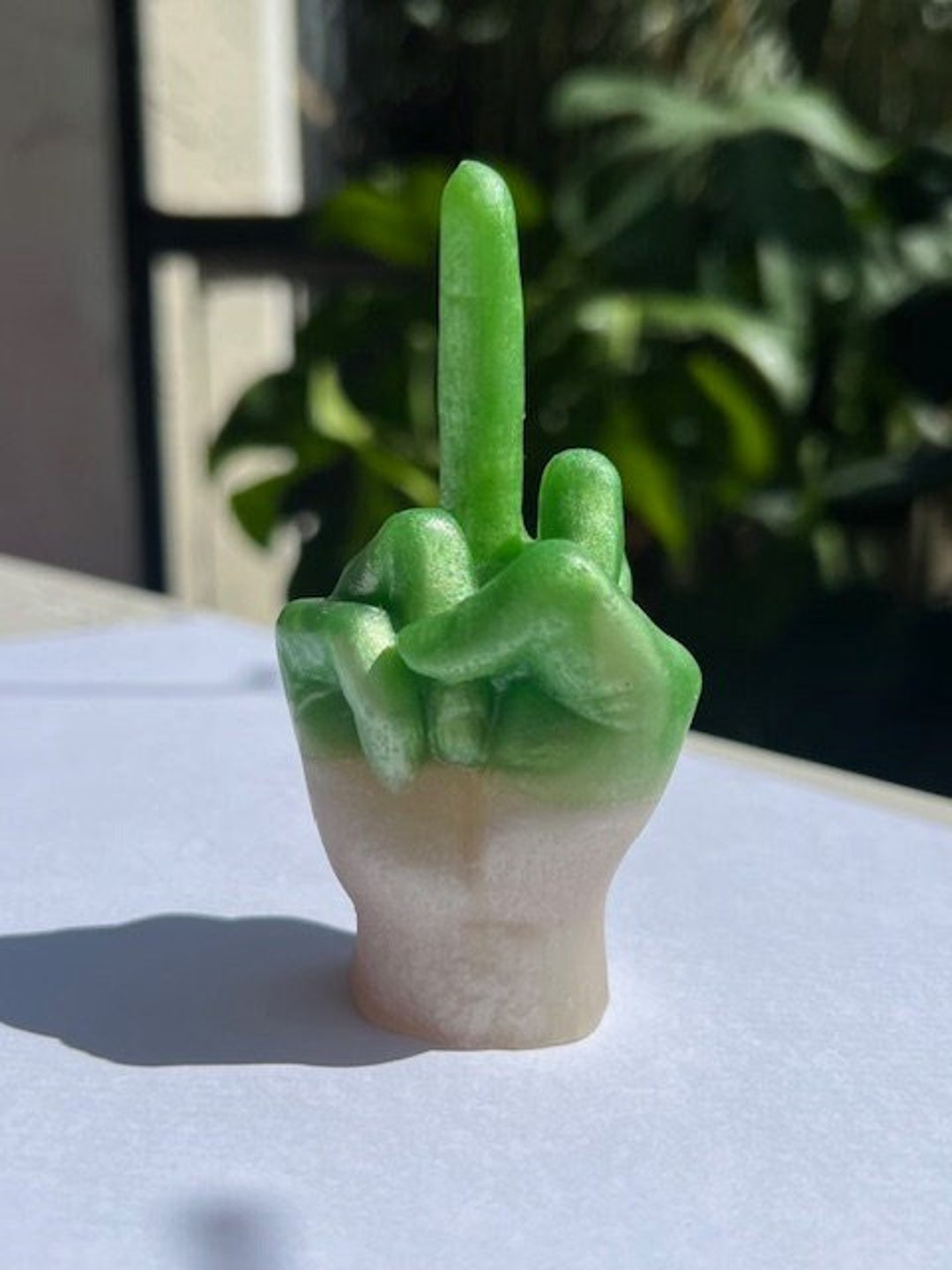 Handmade Resin Middle Finger Sculpture - Etsy