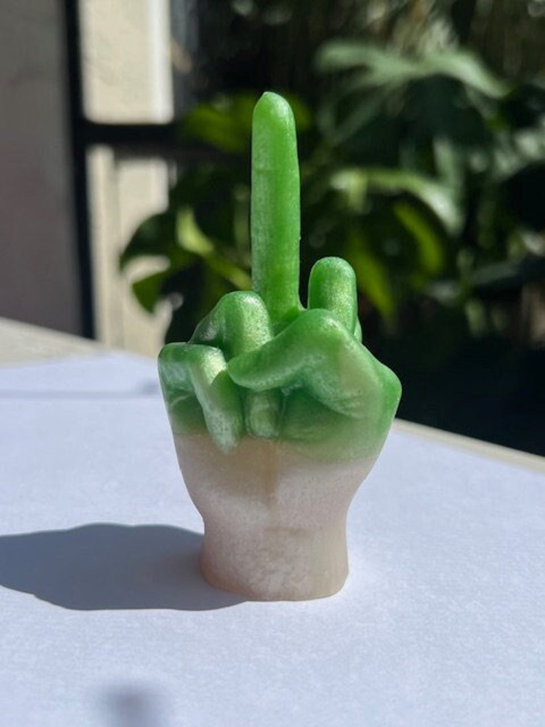 Handmade Resin Middle Finger Sculpture - Etsy