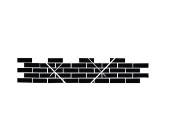 Brick Wall Svg File Laser Cut - Etsy