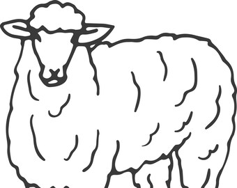 Schapen svg png jpeg - Etsy Nederland