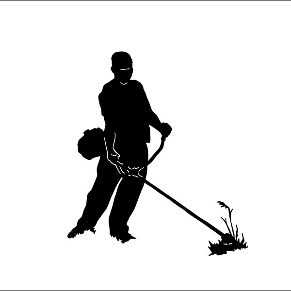 Mowing Lawn Clipart - Etsy