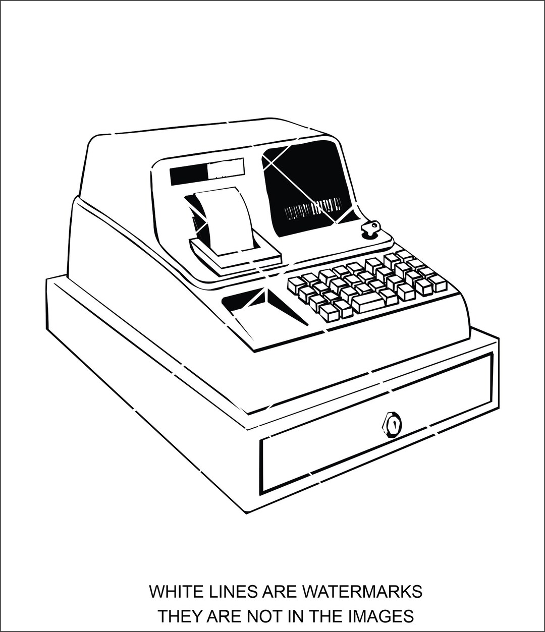 Cash Register Machine Clip Art