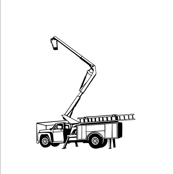 Bucket Truck Svg - Etsy