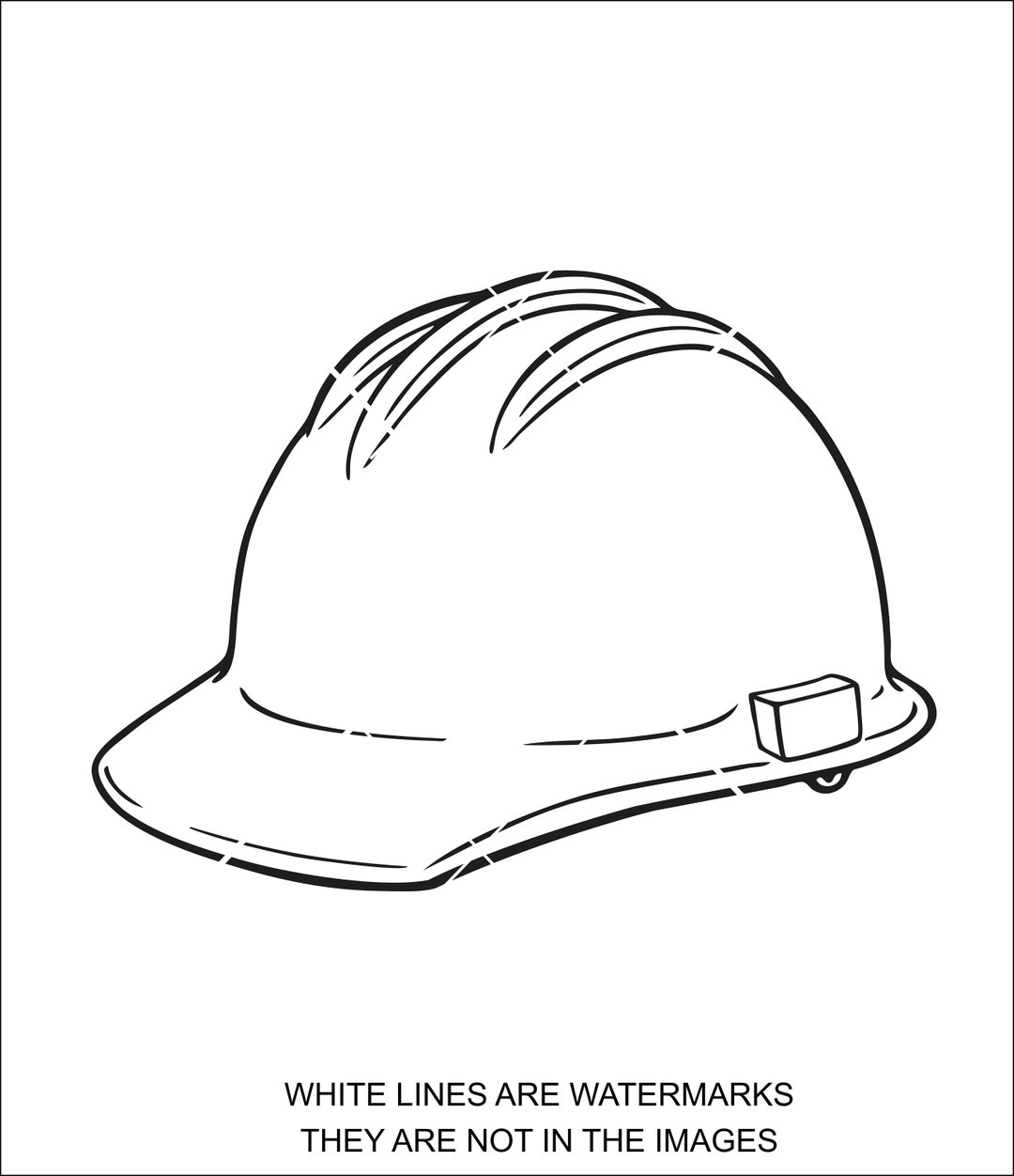 Hard Hat Coloring Page