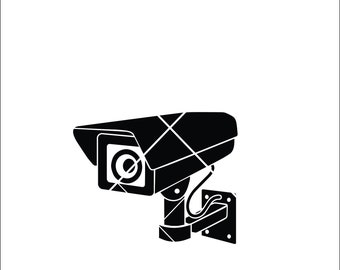 Security Camera Svg File - Etsy