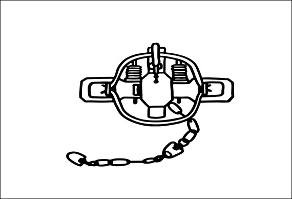 Spring Coiled Foot Trap
