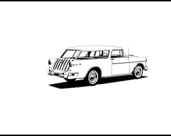 1955 Chevy Png | Etsy
