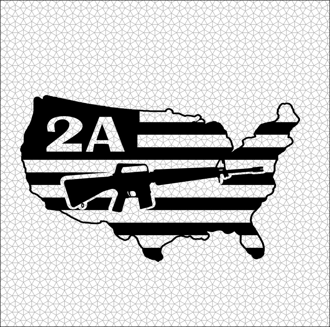 Rifle Flag U S Flag AR Rifle Guns Gun Firearm 2A - Etsy