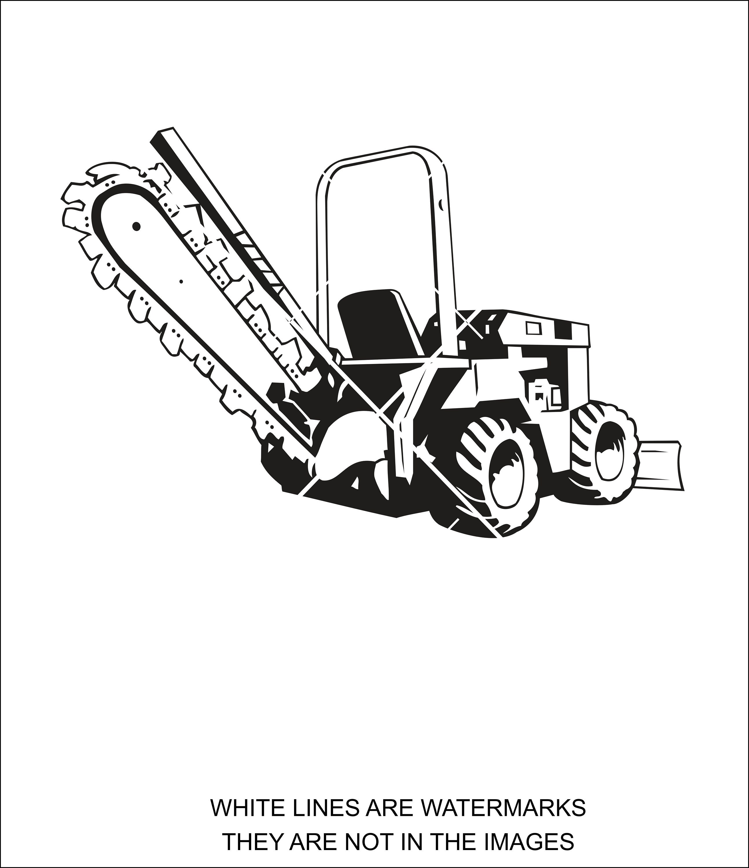 Trencher Ditch Witch Dig Digger Bury Lines Tractor - Etsy