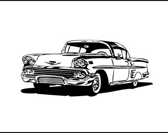 1959 Chevy Impala - Etsy